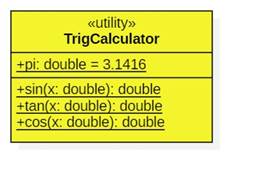 Related functions and constants are implemented as staticmembers of a ...