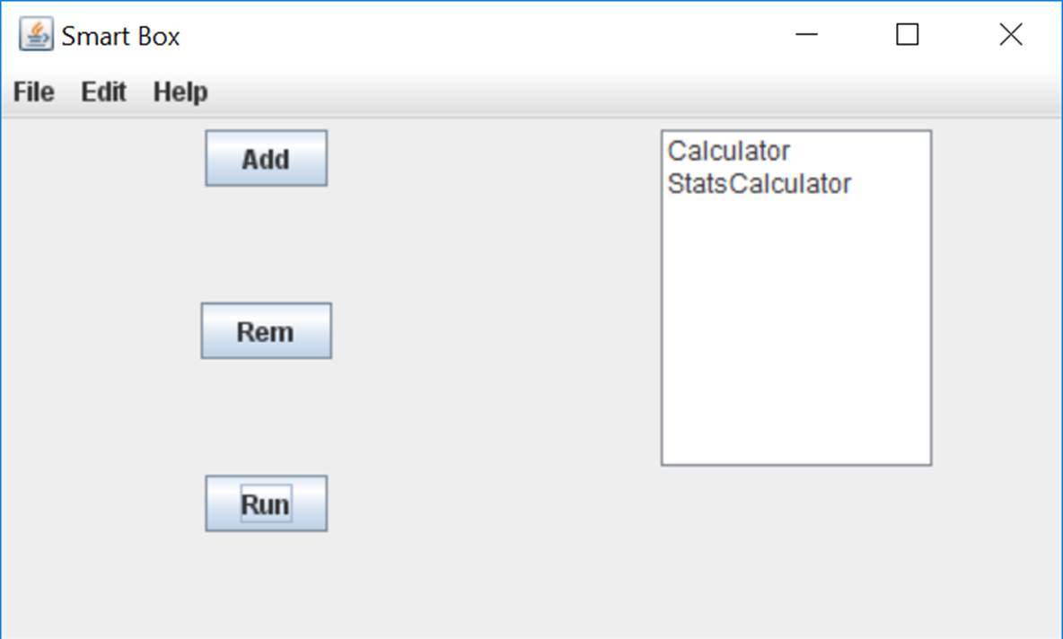 Running the StatsCalculator produces the following dialog: